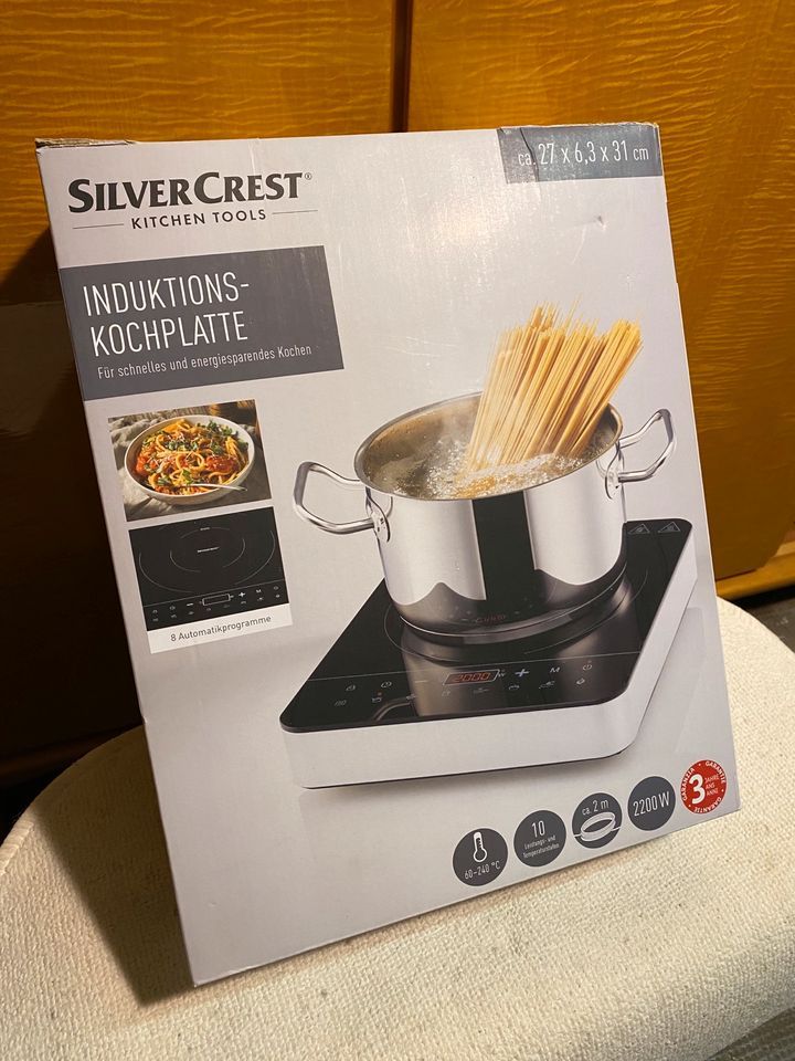 SILVERCREST KITCHEN TOOLS Induktionskochplatte SIKP 2200 B1 Test und ...